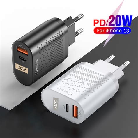 Pd 20W Usb Type C Lader Voor Iphone 13 12 Pro Max Grandado