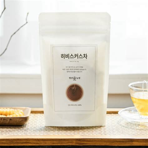 청년농원 히비스커스차 티백 순수 히비스커스 100