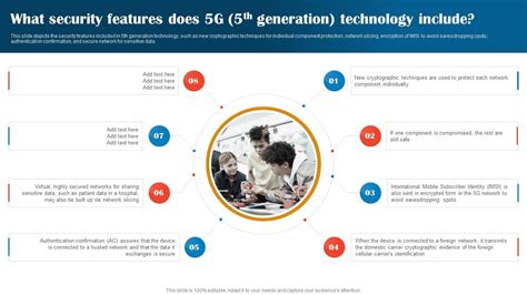 1g To 5g Technology What Security Features Does 5g 5th Generation Technology Include Ppt Example