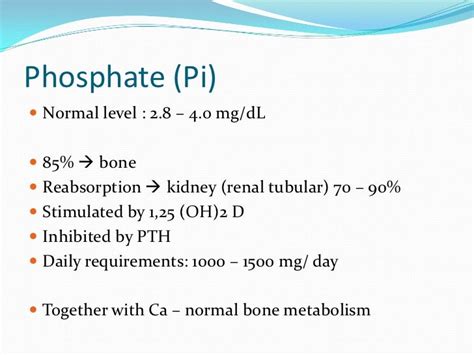 Phosphorus Lab Values Normal At Judy Canup Blog