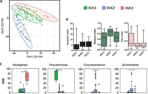Clustering Of Dw Based On Euclidean Distances Of Normalized Abundances Download Scientific