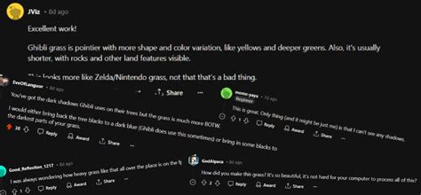 Modified My Ghibli Grass Shader According To Everyones Suggestions In My Previous Post Which