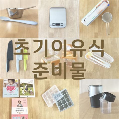 초기 이유식 필수 준비물 팁 내돈내산 네이버 블로그
