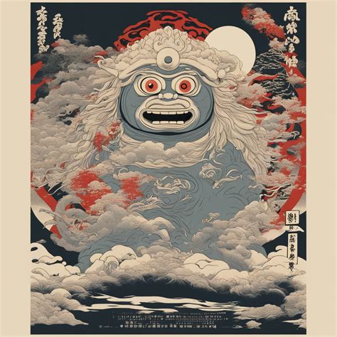 Krea Ai Japanese Yokai 1970s Movie Poster Style Simple L Krea Ai Japanese Yokai 1970s Movie Poster Style Simple L