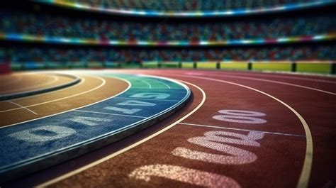 번호가 매겨진 차선과 컷 어웨이 디자인이 있는 횡단면 달리기 트랙의 3d 그림 달리기 트랙 출발선 육상 경기 배경 일러스트 및 사진 무료 다운로드 Pngtree