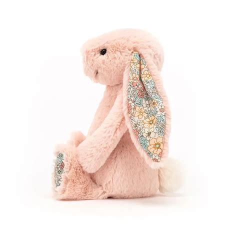 Jellycat Blossom Bashful Blush Bunny Small Little Orange