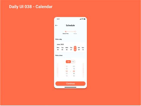 Daily Ui 038 Calendar 😎 By Sfaoui Abdeljabbar On Dribbble