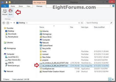 Burn Disc Image ISO Or IMG File Tutorials