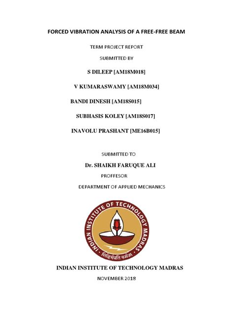 Modal Analysis Of A Aeroplane Wing Pdf Beam Structure Applied