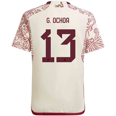 Mexico Guillermo Ochoa 13 Away World Cup Jersey 2022