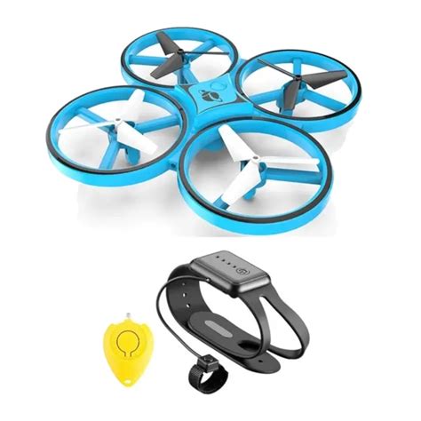 Motion Sensor Drone Helicopter Quadcopter With Remote Control And Hand Sensor With Led Lights