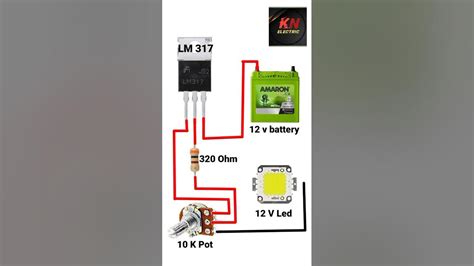 Shorts Potentiometer Connection For Light Brightness Control Youtube