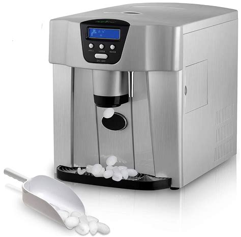 Nutrichef Portable Kitchen Countertop Ice Cube Maker Water Dispenser Machine WGL 1 S