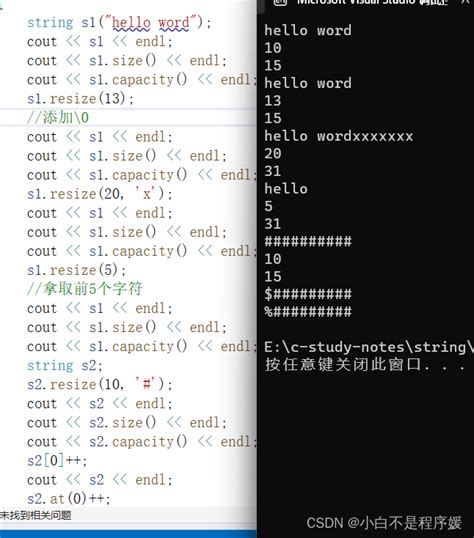 【c干货铺】stl简述 String类的使用指南 Csdn博客