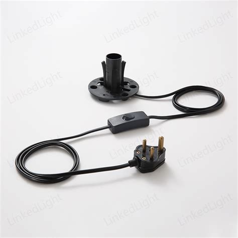South African Sabs Plug Led E14 Lamp Light Bulb Socket Cord Assembly With Switch Cord Assembly