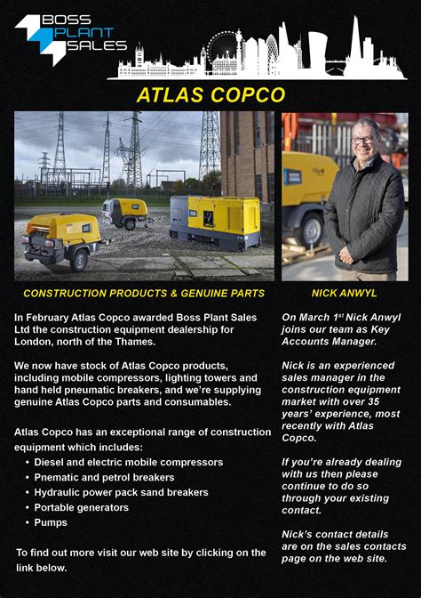 Atlas Copco In London ⋆ Boss Plant Sales