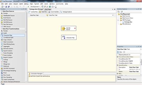 Sql Server Integration Services Ssis Character Map Lower To Upper