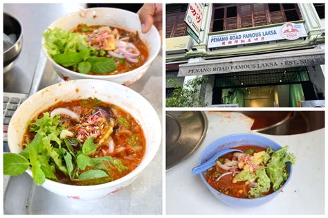 Penang Road Famous Laksa Penang Famous Assam Laksa With Michelin Bib