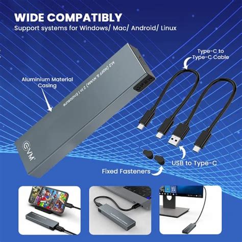 EVM USB Gen M SATA And NVMe SSD CASE SSD CASING EVM CG At Rs Piece Hdd