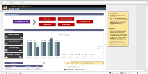 Educational Management System Template Excel Xls