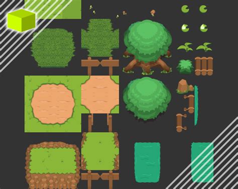 Adventurous Trails Game Kit Forest Tileset By DPIXX
