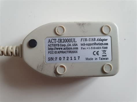 Irda Usb Adapter Act Ir2000ul Actisys Ir Wrocław Kup Teraz Na