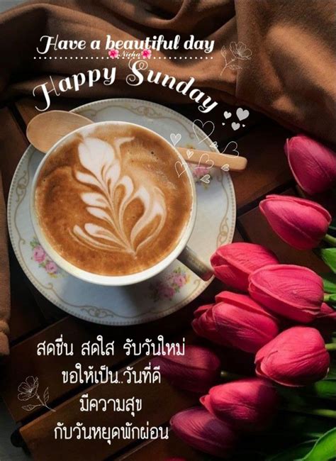 𝓗𝓪𝓹𝓹𝔂 𝓢𝓾𝓷𝓭𝓪𝔂 🍓 สุขสันต์วันอาทิตย์ วันอาทิตย์ สวัสดี