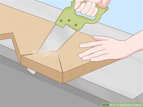 Ways To Build Deck Stairs WikiHow