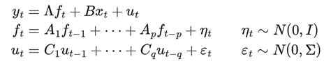 Dynamic Factor Models In Python