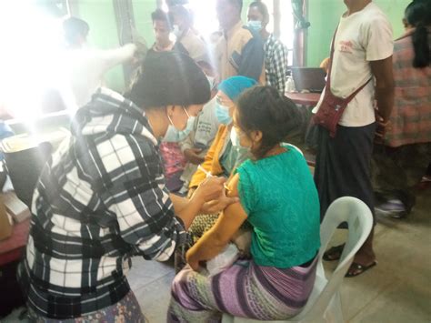 တံတားဦးမြို့နယ်တွင် တစ်ကြိမ်တစ်ခါမျှ ကာကွယ်ဆေး မထိုးနှံရသေးသည့် အသက် ၁၈ နှစ်နှင့် အထက်ပြည်သူမ