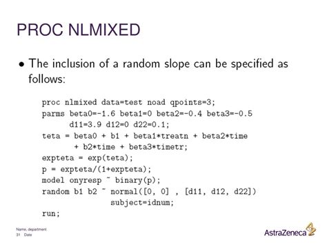 Ppt Lecture 4 Non Linear And Generalized Mixed Effects Models