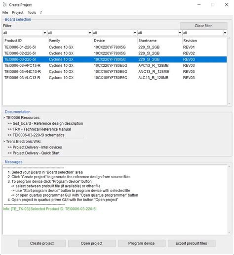 Tei0022 Test Board Public Docs Trenz Electronic Wiki
