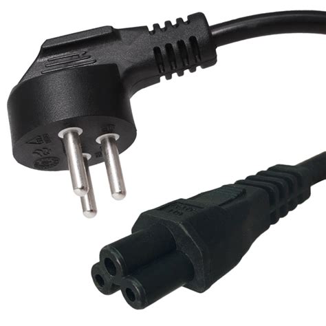 Cee7 To C5 Power Cords 2 5a 250v 0 75mm² H05vv F Locking Power Cords