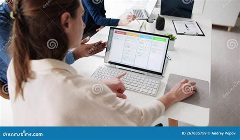 Scrum Manager Agile Software Project Stock Image Image Of Project Scrum 267635759