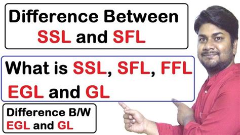 What Is SSL SFL FFL EGL GL In Civil Engineering Drawing Civil Engi Learning
