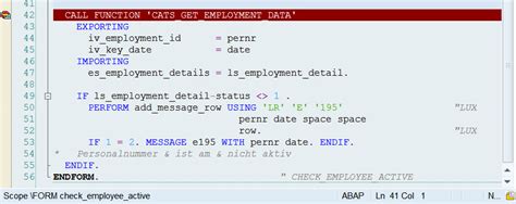 CATS Error SAP Community