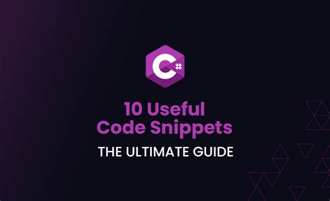 Top 10 Useful C Code Snippets Bytehide