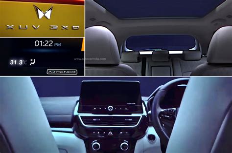 Mahindra Xuv300 Mahindra Xuv300 Facelift Xuv X3o Features Interior