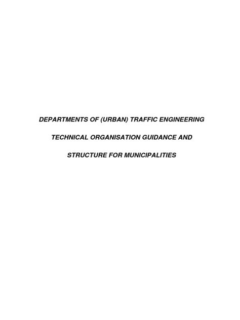 1 Org Design Pdf Traffic Transport