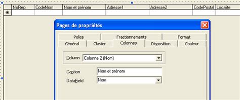 Configuration Et Exploitation D Un DataGrid Avec Visual Basic
