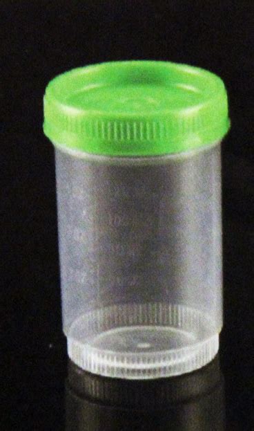 Specimen Containers With ID Label Oz ML Sterile Cap Color Red QTY Per Case