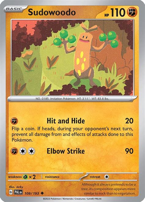 Sudowoodo Pokémon Detail