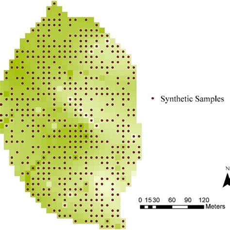 Distribution Of Synthetic Samples Generated Through By Polygon Simple