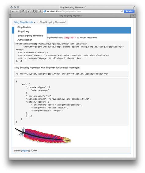 apache sling sling scripting thymeleaf