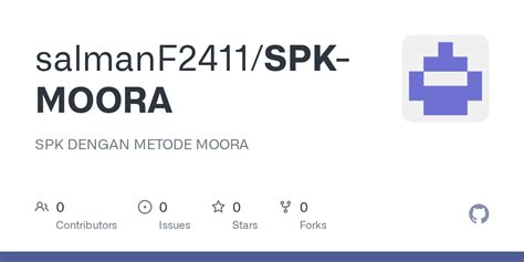 Github Salmanf2411spk Moora Spk Dengan Metode Moora