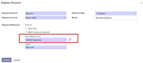 Rfc Add Configuration To Mark Differences When Paying Invoices