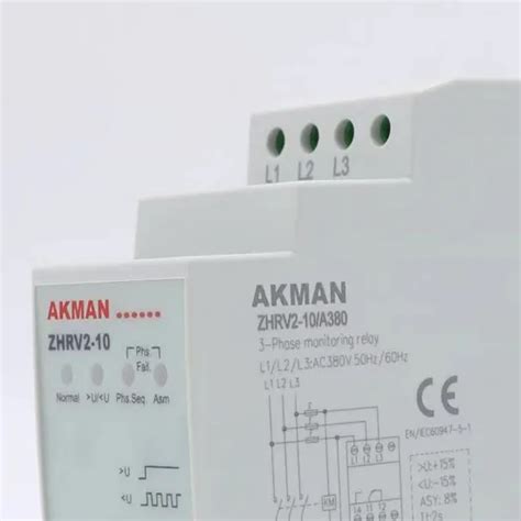3 Phase Voltage Monitoring Relay Voltage Protection Relay With Multi Protective Function