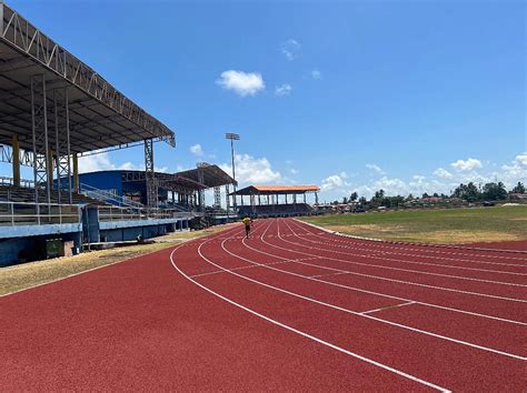 Synthetic Track Resurfaced At National Track And Field Centre Stabroek News
