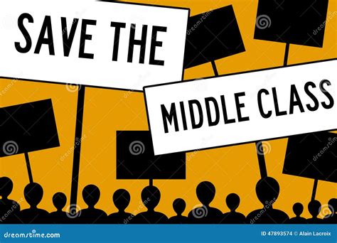Middle Class Stock Illustration Illustration Of Action 47893574