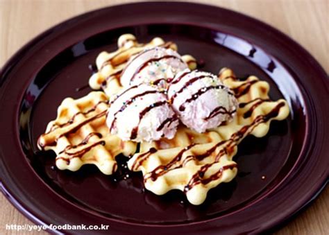 아이스크림 와플 만드는 방법